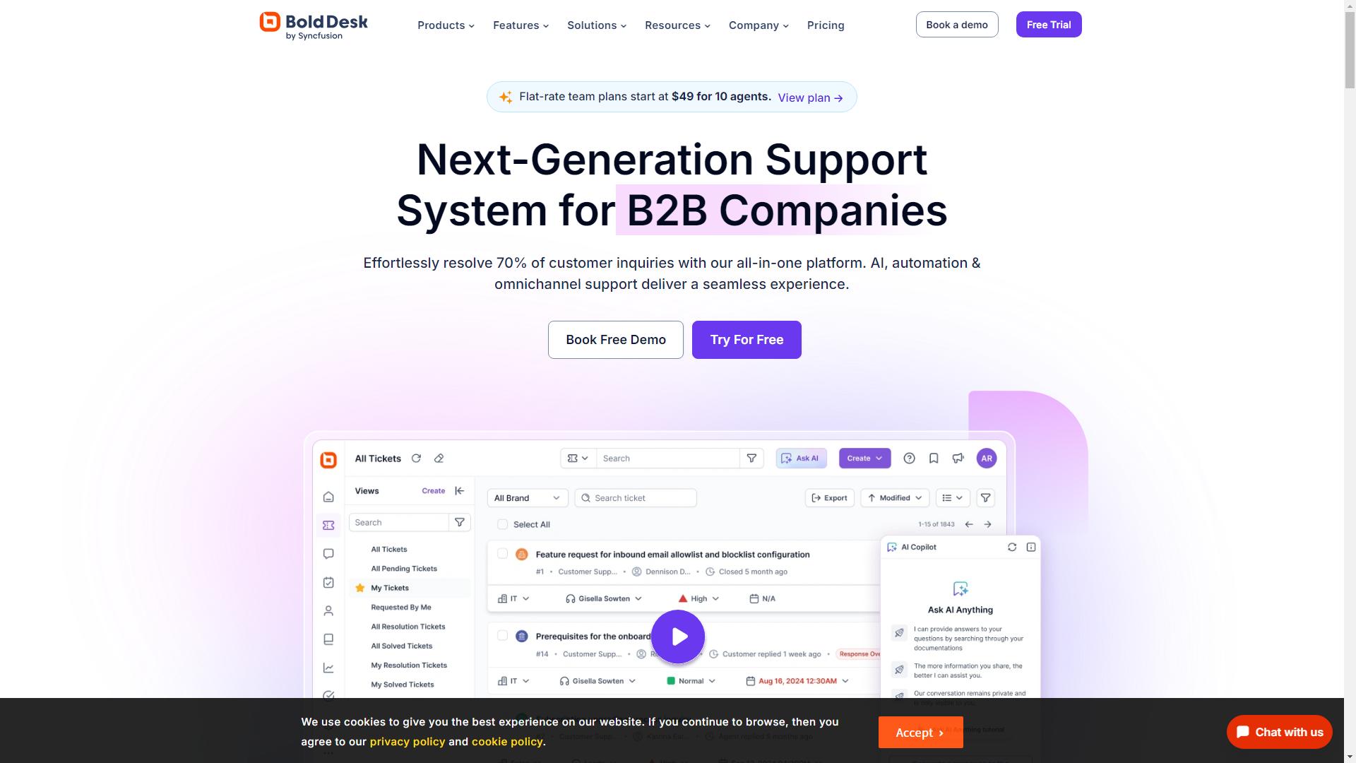 Customer Service Software | BoldDesk by Syncfusion