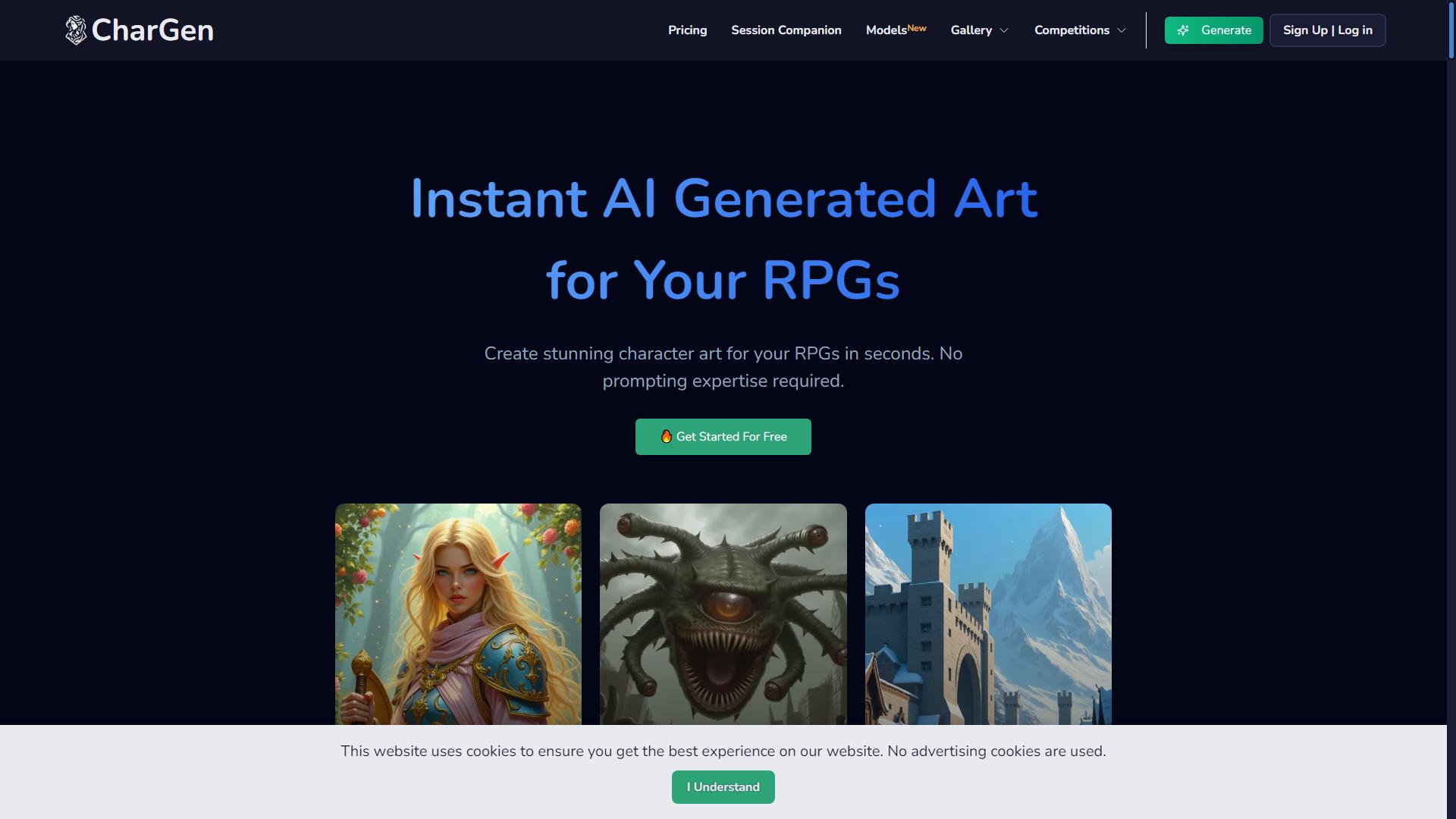CharGen：使用AI生成D&D角色艺术