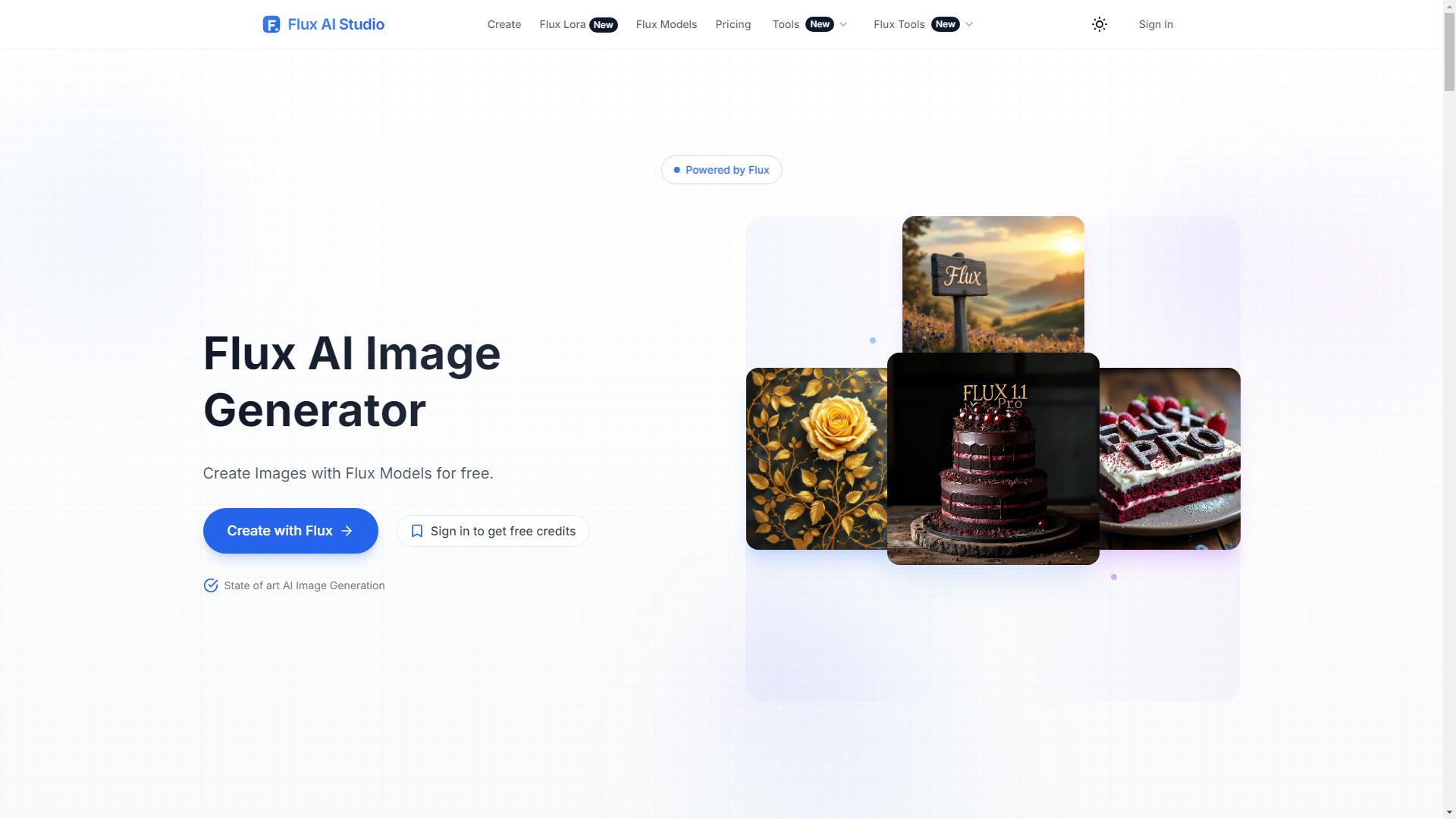 Free Flux AI 图像生成器：将文字转换成逼真的场景和抽象艺术