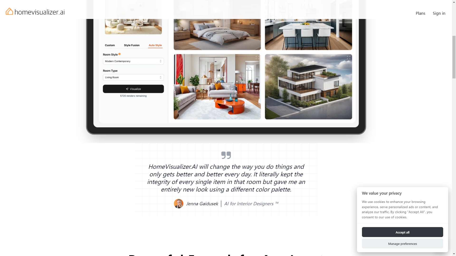 Home Visualizer AI | AI室内设计渲染器
