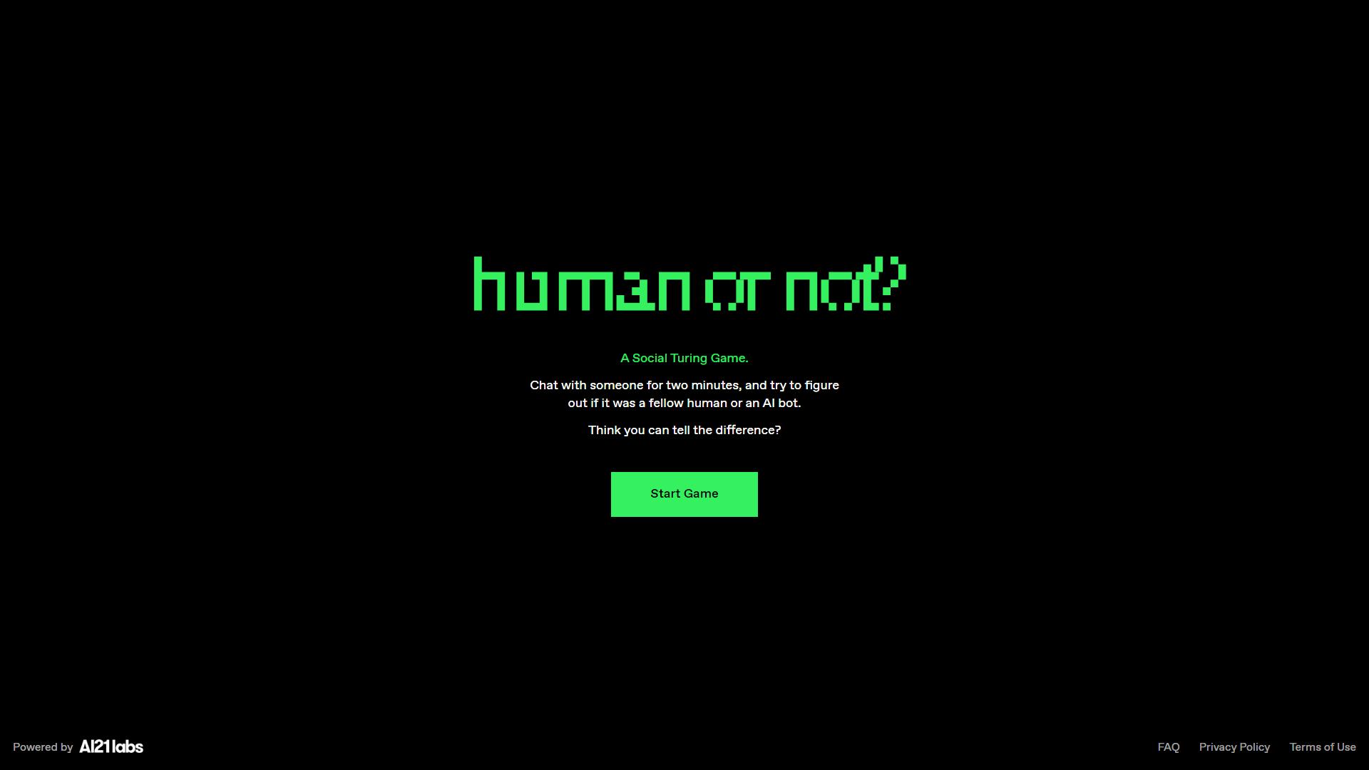 Human or Not? // 人类还是机器？一场社交图灵游戏。