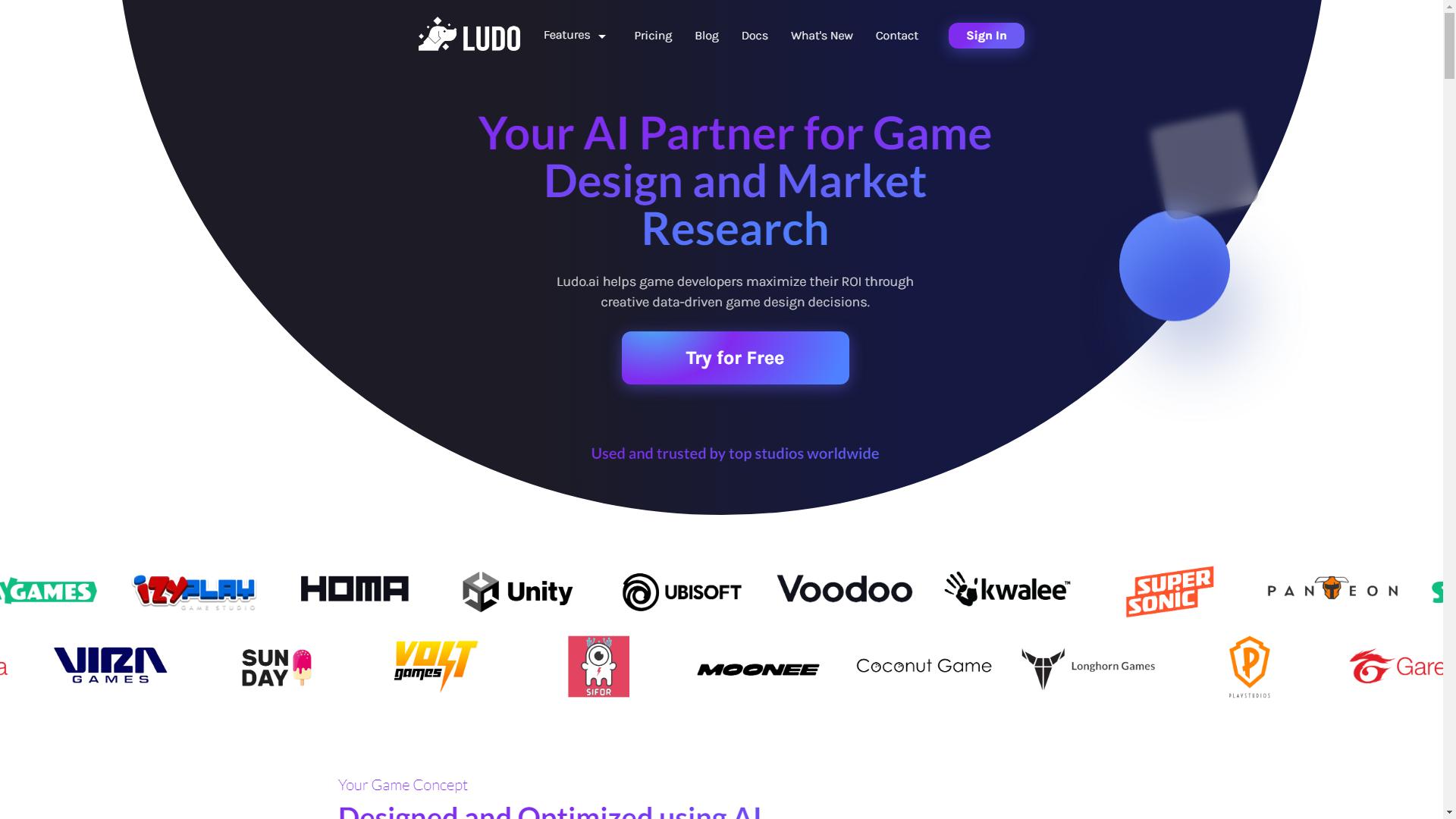 Ludo.ai：游戏设计与研究的智能助手
