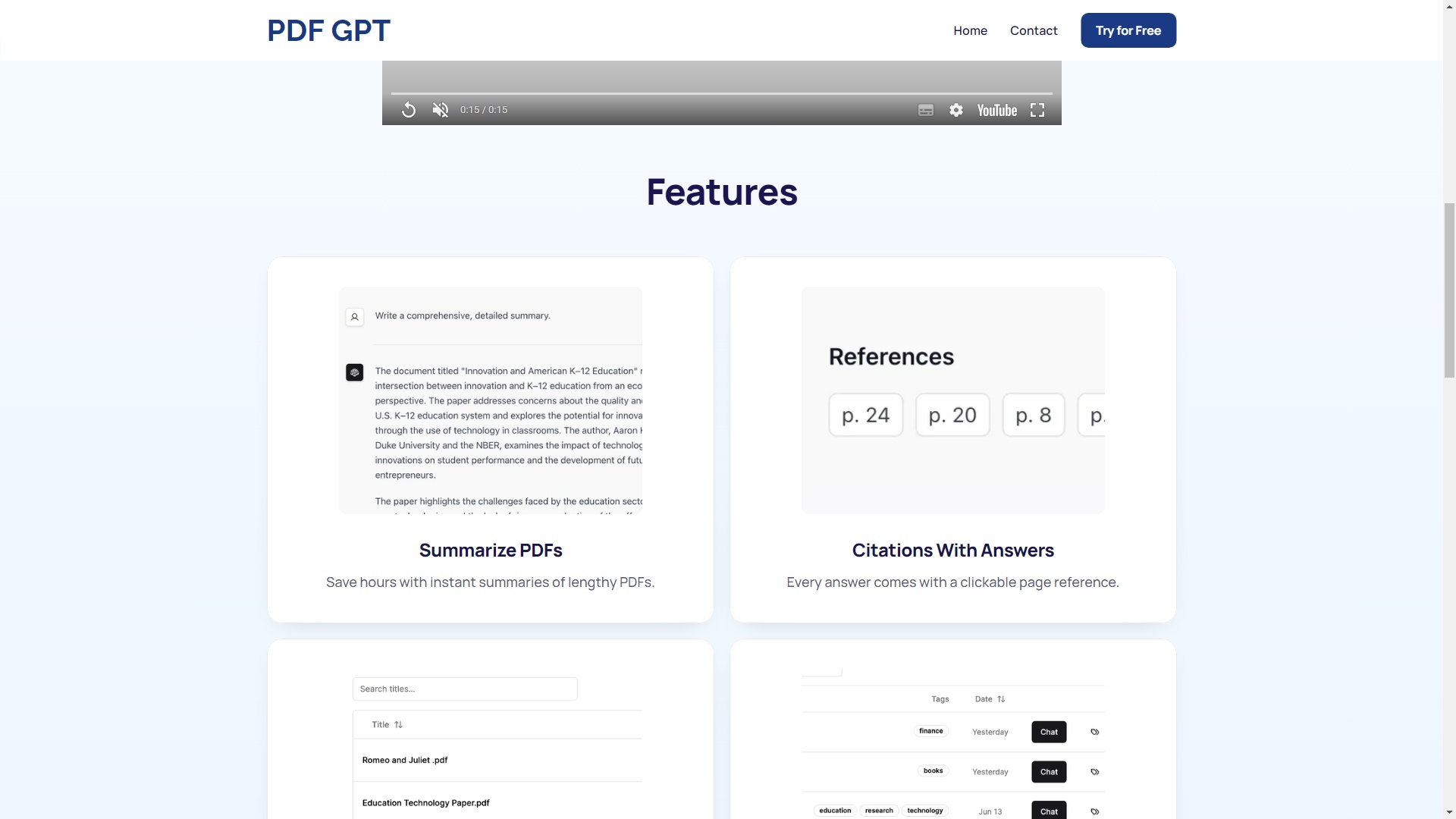 PDF GPT：#1 AI Chat with PDF