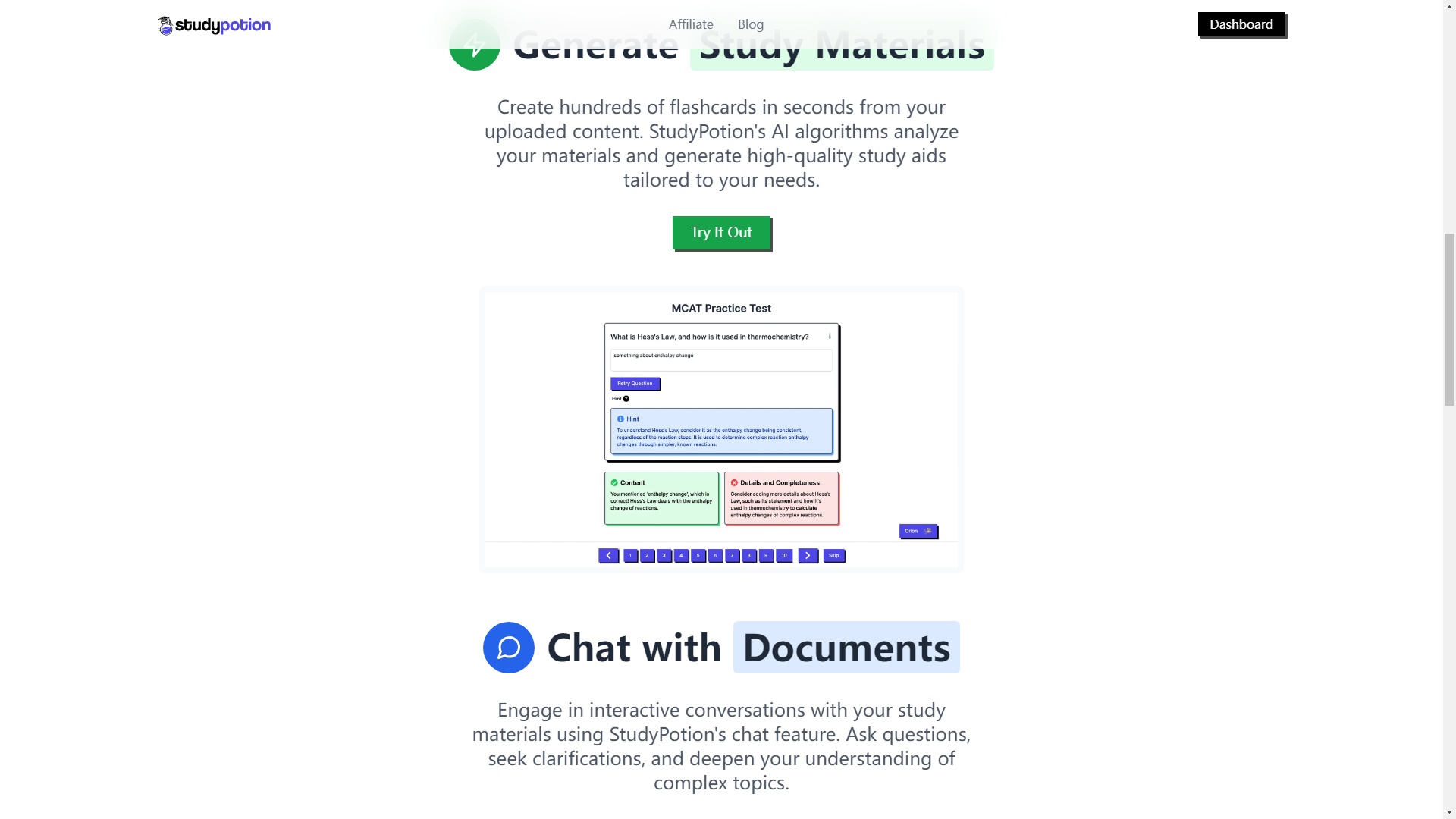 Study Potion AI - AI助手学习辅助器