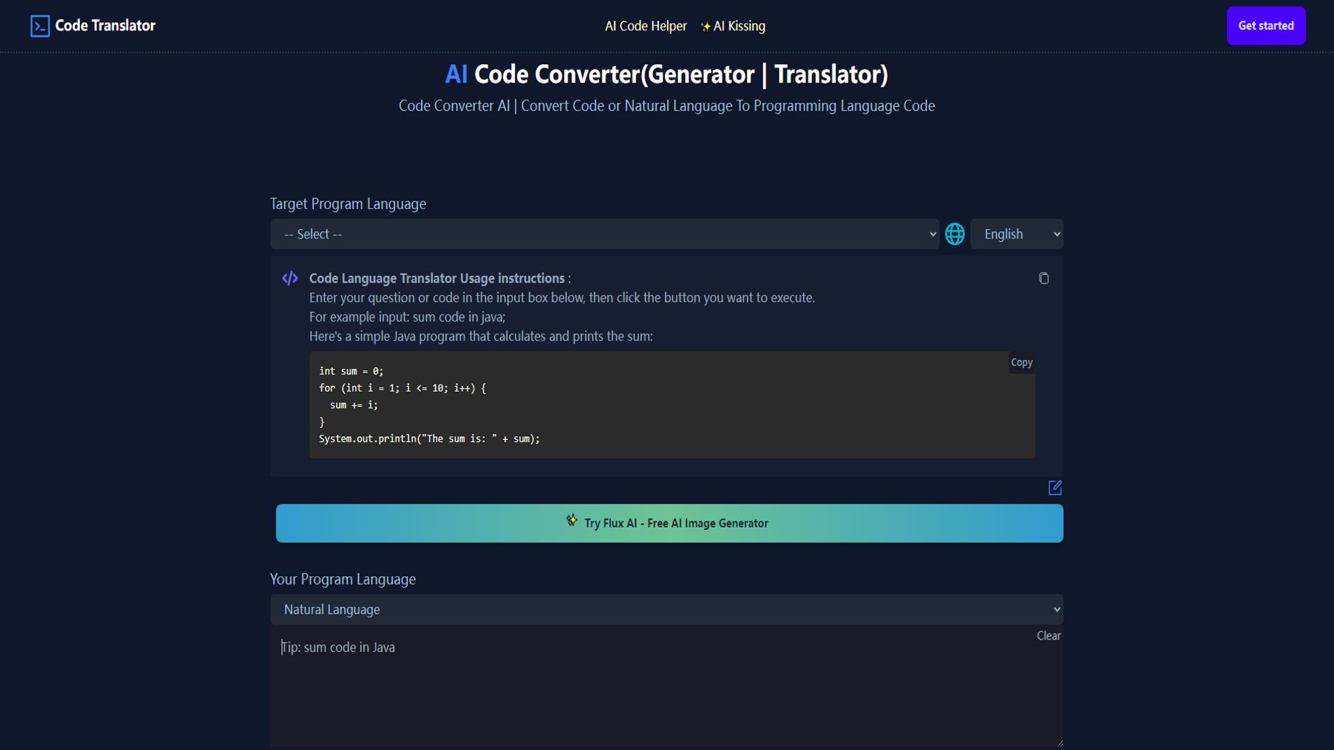 AI Code Converter | AI Code Translator | AI Code Generator