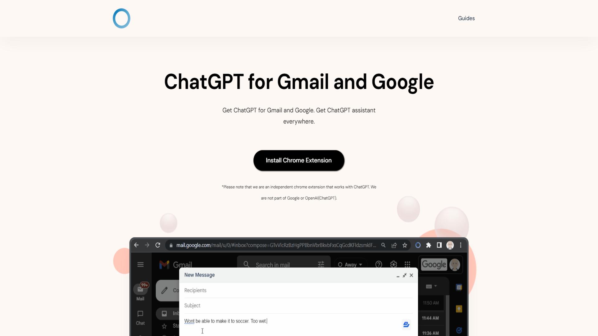 ChatGPT Gmail 和 Google 扩展：让 ChatGPT 在任何页面随时提供帮助