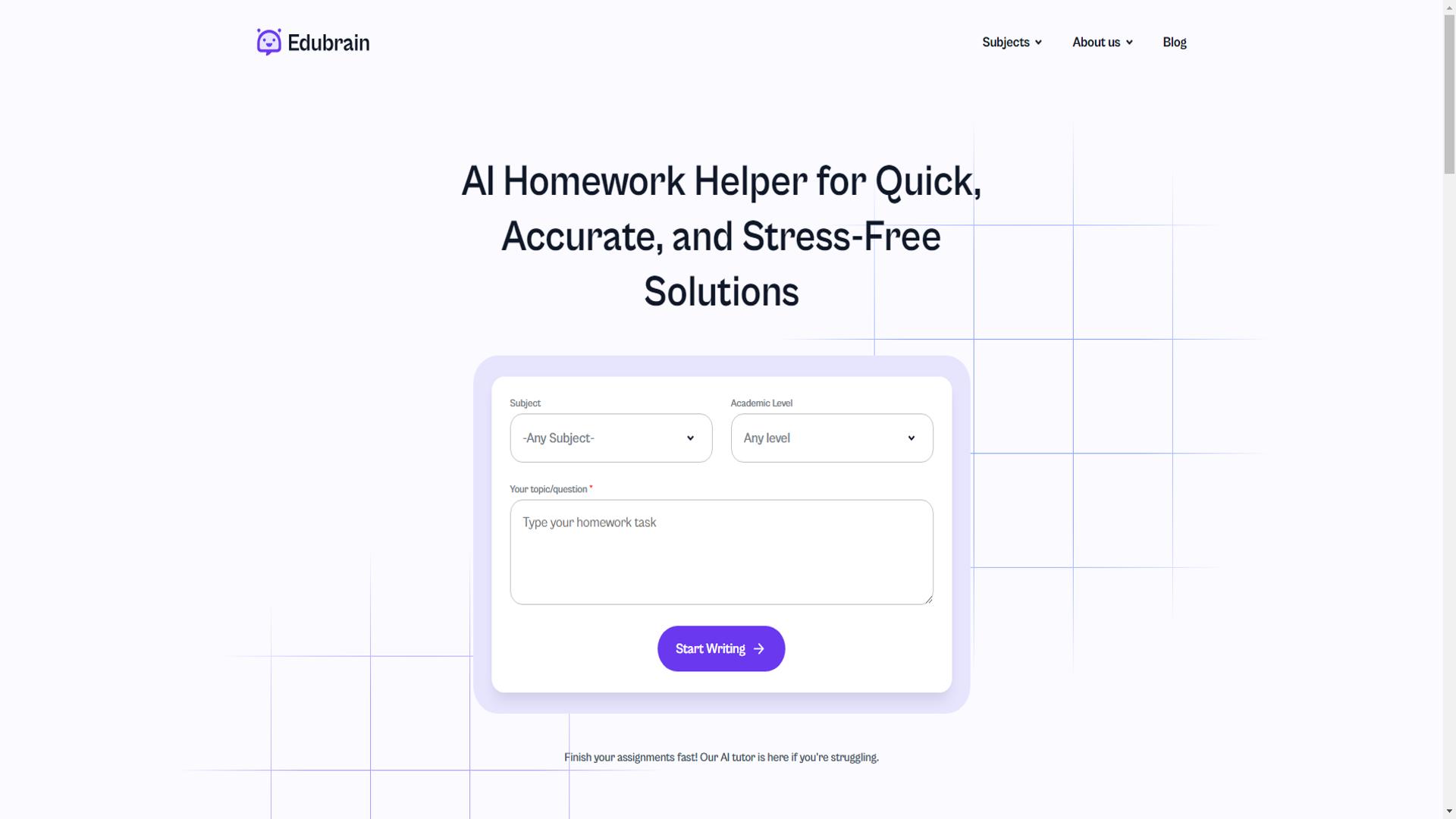 Edubrain.ai: AI Homework Helper [No Signup Required]