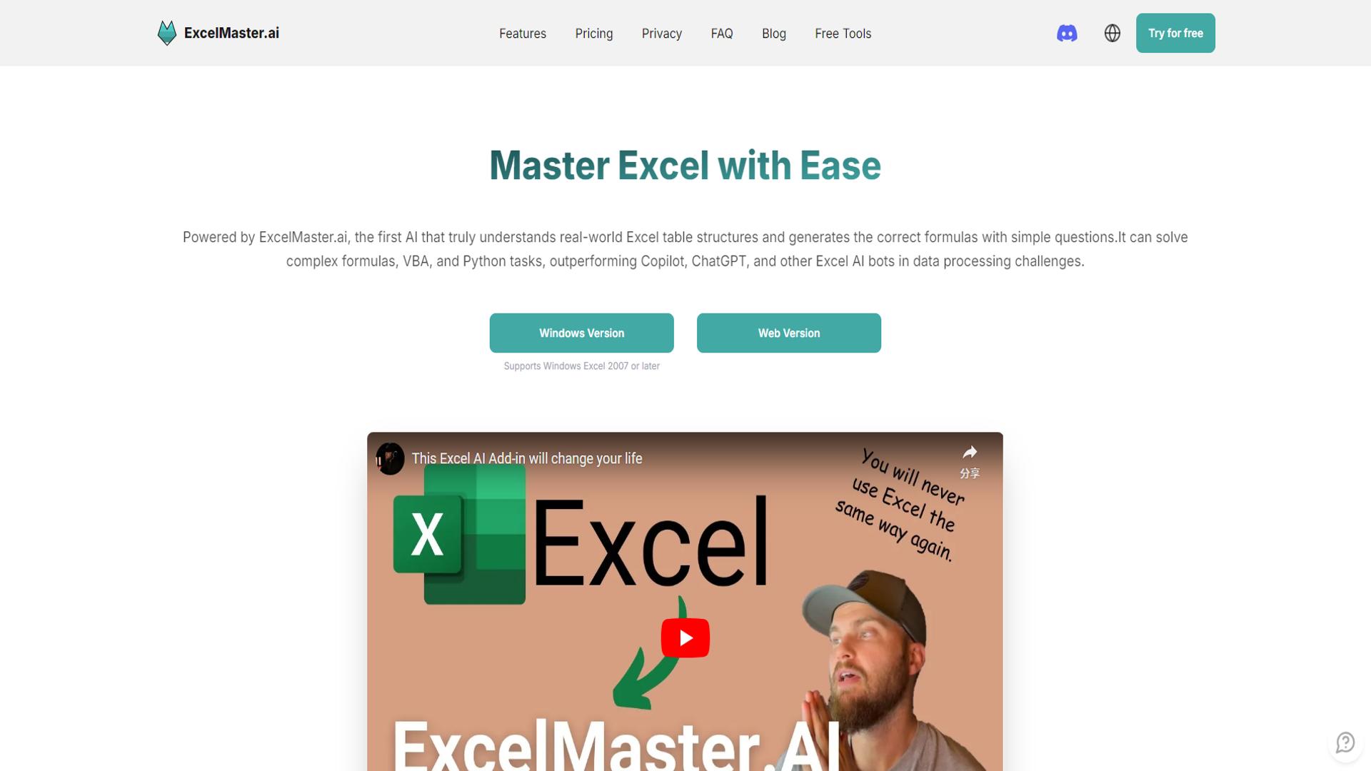AI Excel Bot | AI formula and VBA generator (better accuracy than ChatGPT)