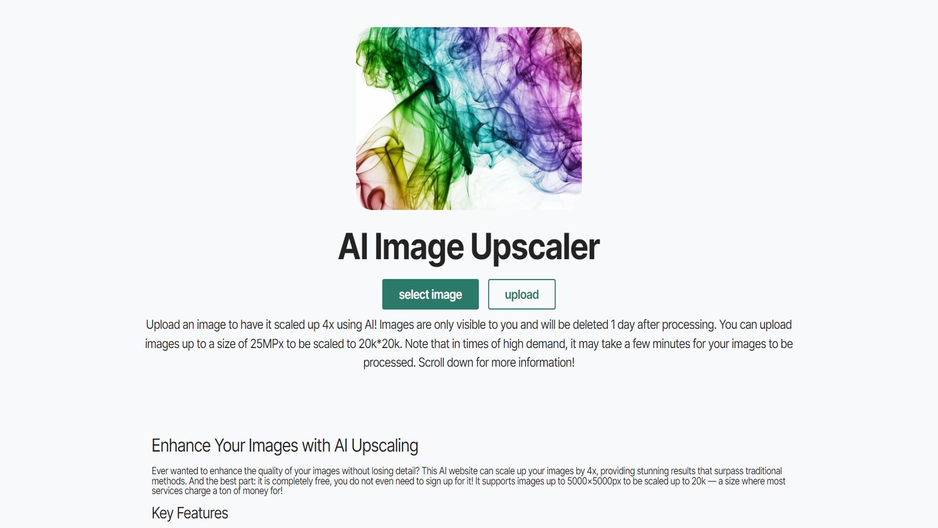 Free AI Image Enhancer