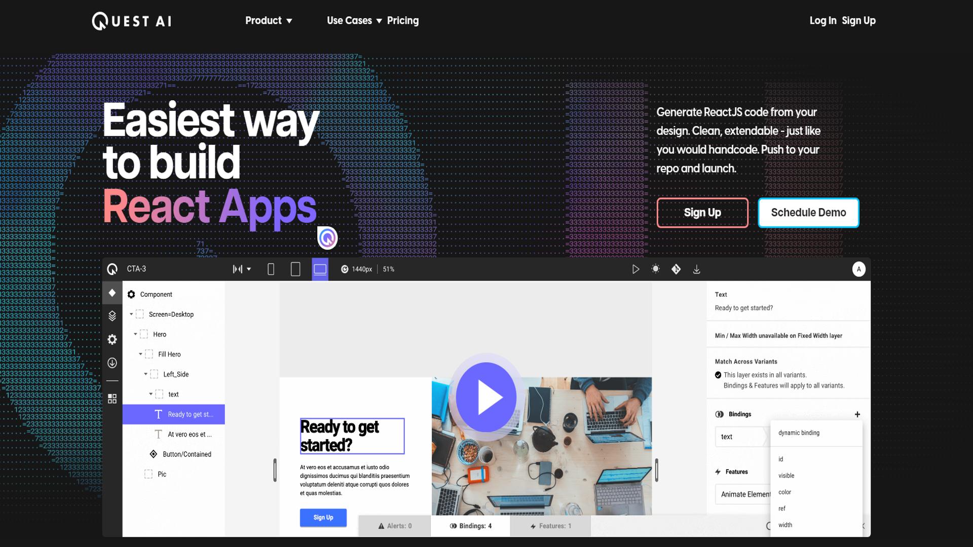 The easiest way to build React Apps | Figma to React | Quest