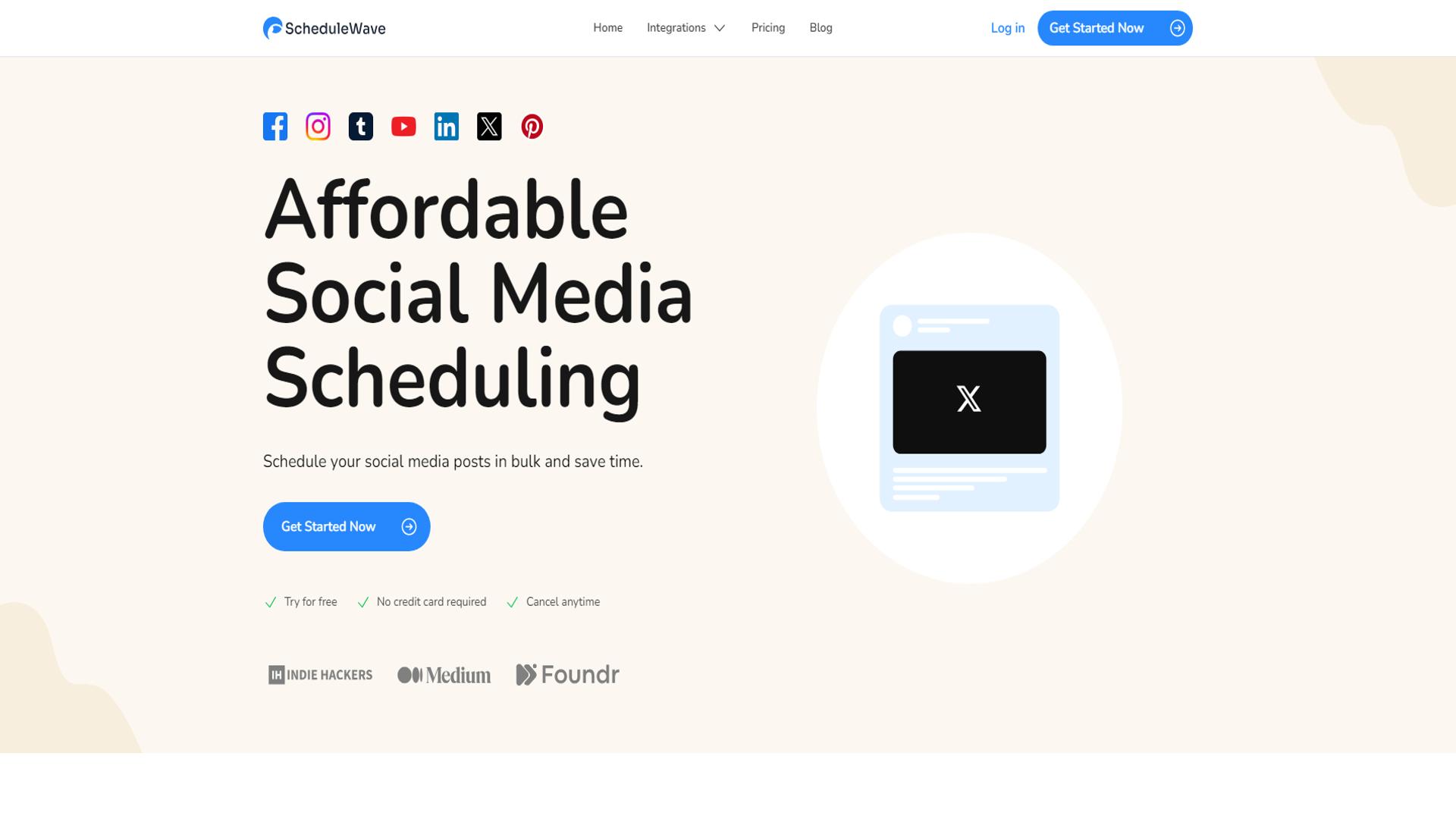 ScheduleWave | 社交媒体管理平台