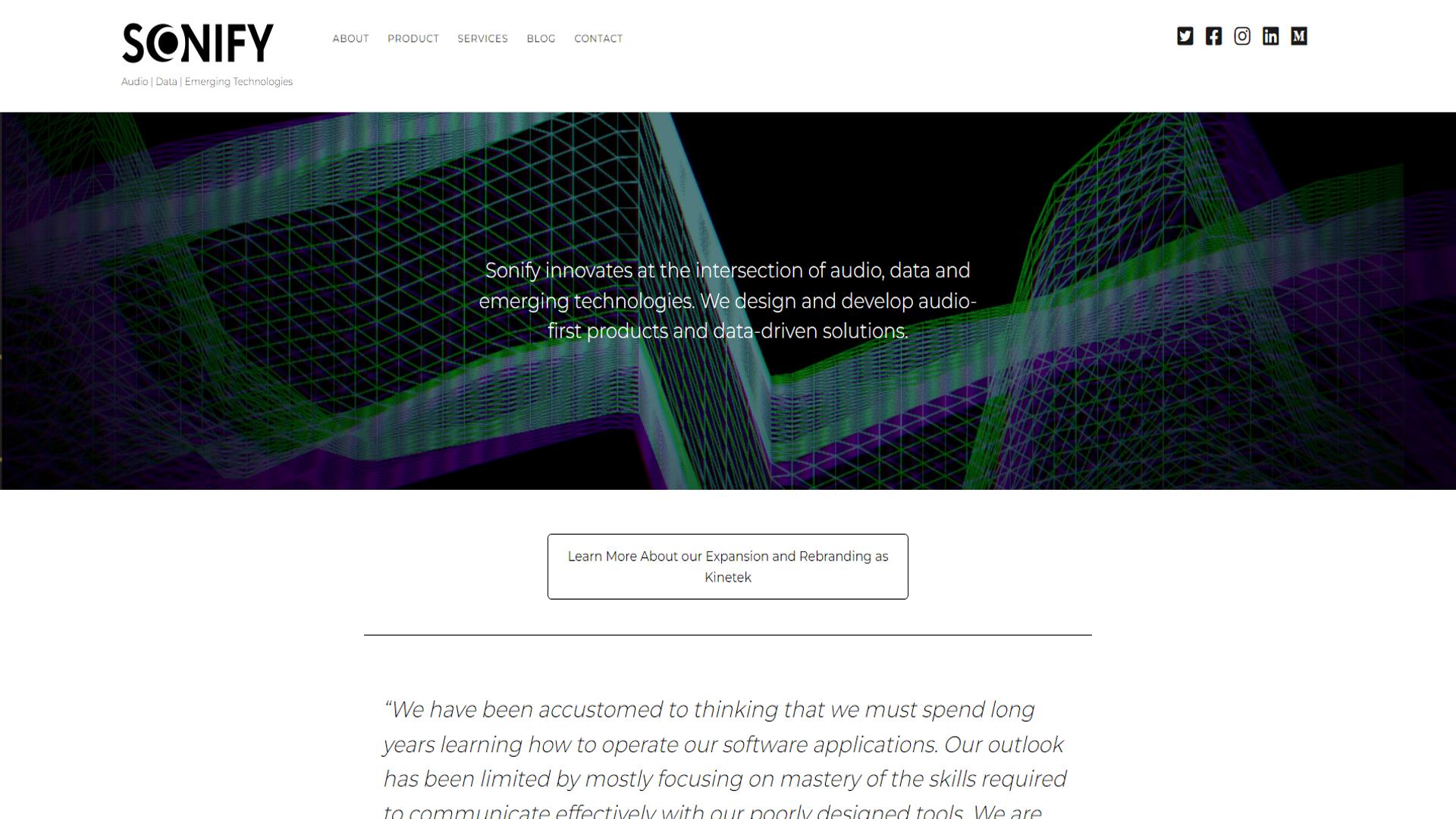 Sonify – 音频、数据与新兴技术的交汇点